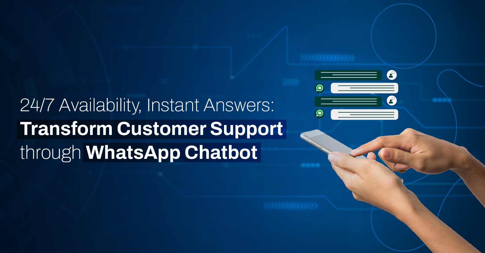 How WhatsApp Chatbot Can Be Helpful for Customer Support? | Exotel
