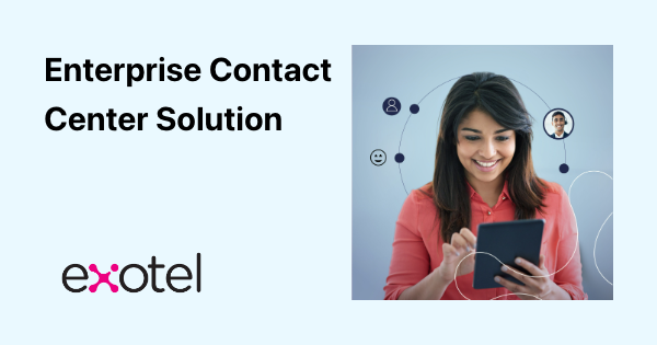 AI-First Enterprise Contact Center Solution | Exotel