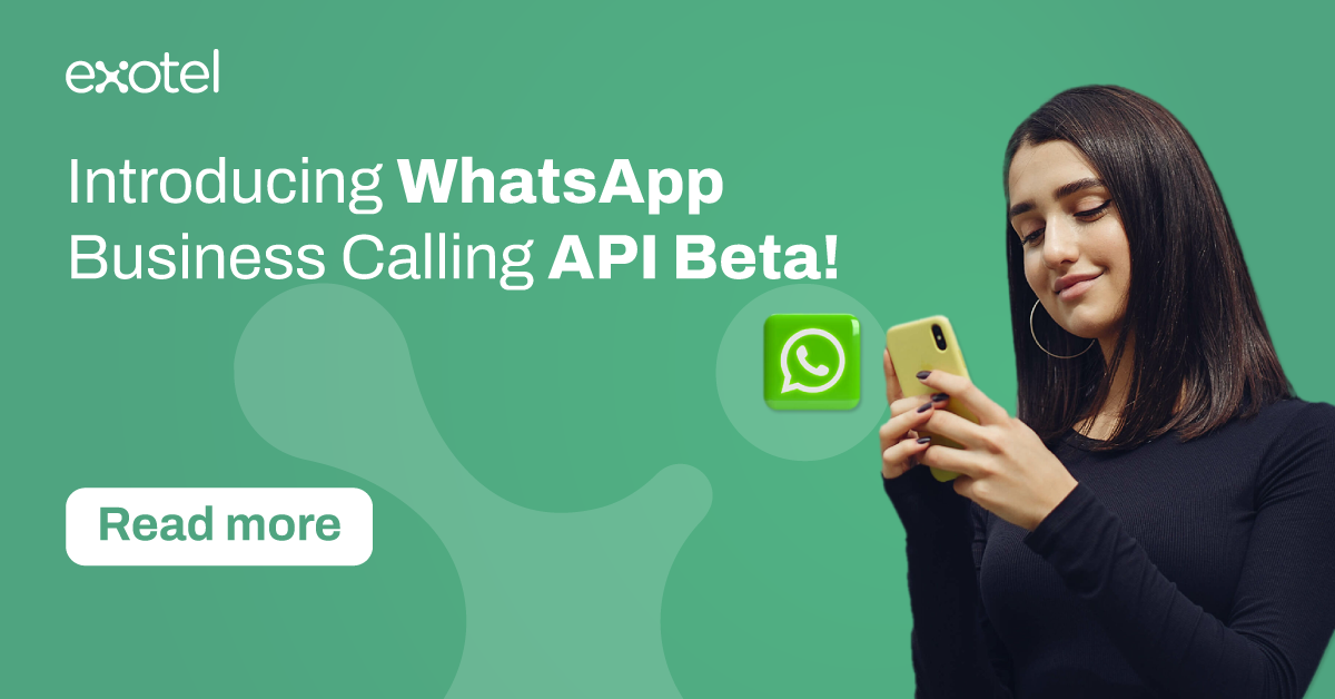 Introducing WhatsApp Business Calling API Beta! | Exotel