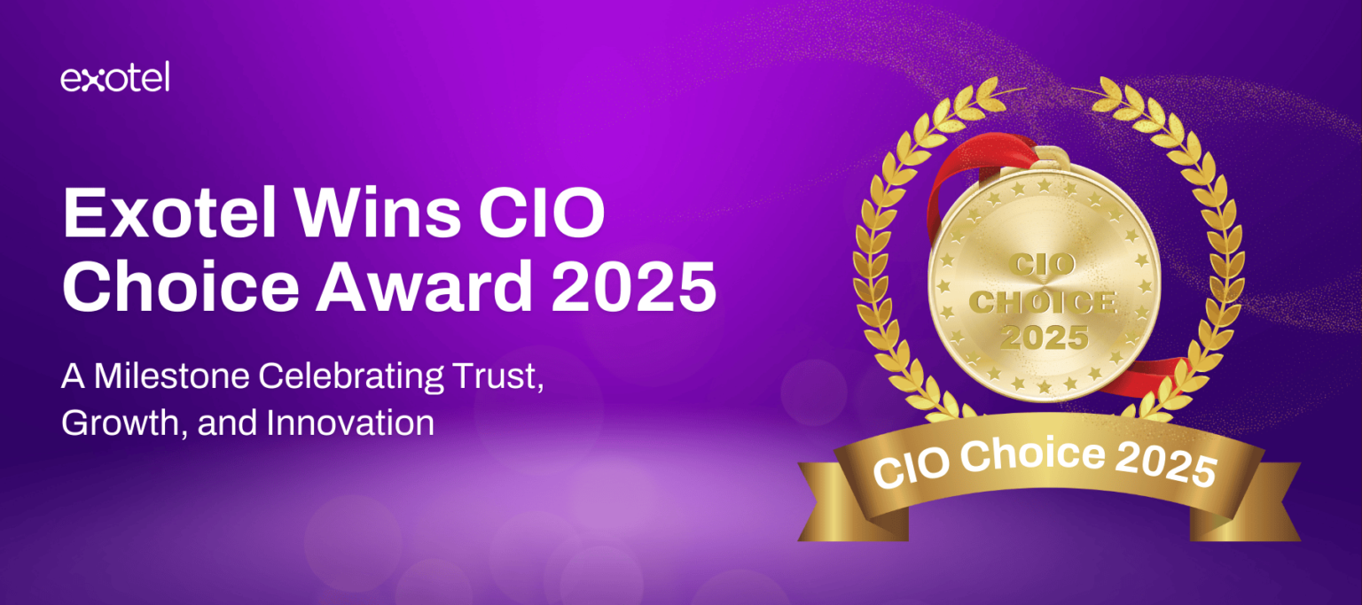 Exotel Wins CIO Choice Award 2025