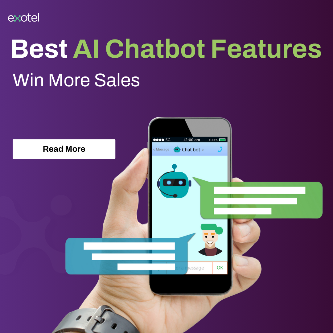 Best AI Chatbot Features to Win More Sales | Exotel