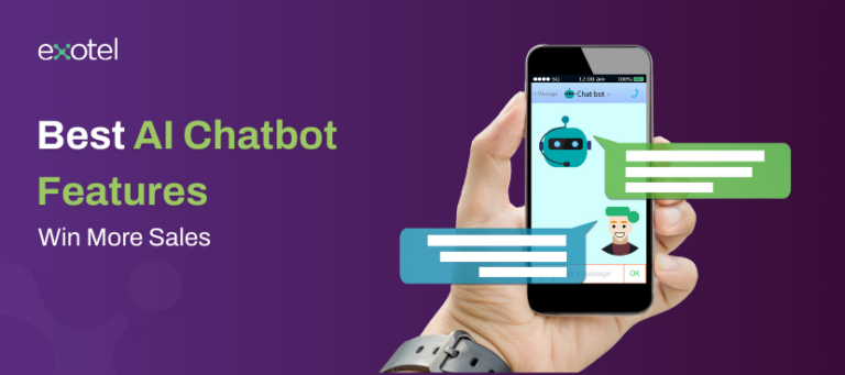 Best AI Chatbot Features to Win More Sales | Exotel